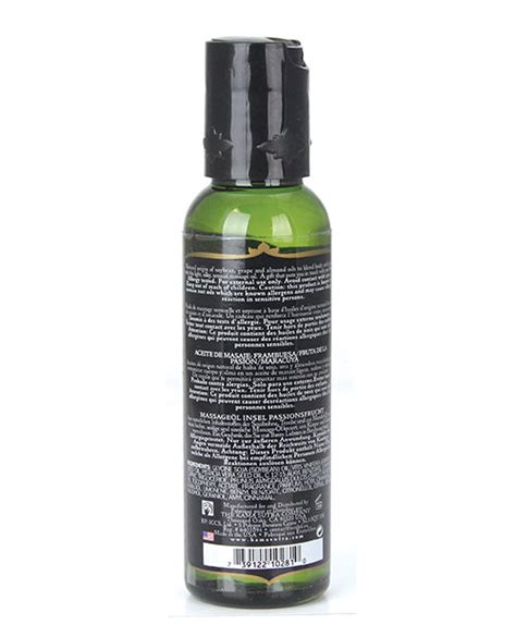 Kama Sutra Naturals Massage Oil 2 Oz Island Passion Berry Lovers Vibes