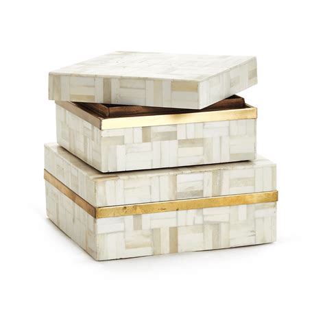 Whitestone Mosaic Tile Box Megan Molten