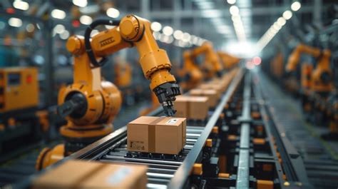 Premium Photo Automated Packaging Line In Production