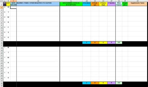 Free Advanced Year Long Excel Running Log Digital Citizen