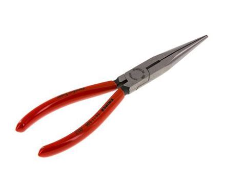 Knipex Straight Needle Nose Pliers 200 Mm Plastic Coated Handles