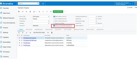 How To Link Project Gi To Project Screen In Acumatica Mob Community How To Link Project Gi To Project Screen In Acumatica Mob Community