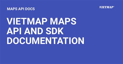 Maps Api Docs
