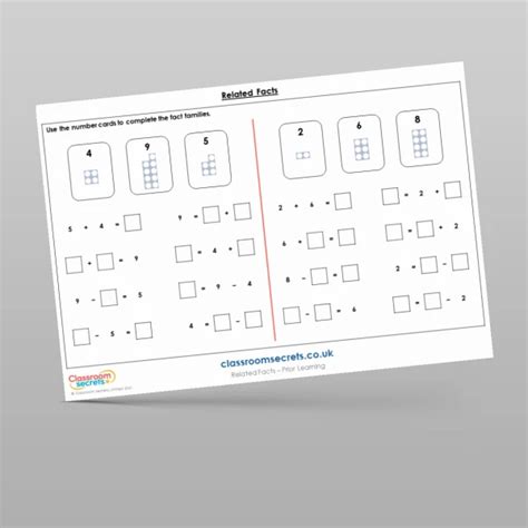 Year 1 Related Facts Prior Learning Resource Classroom Secrets