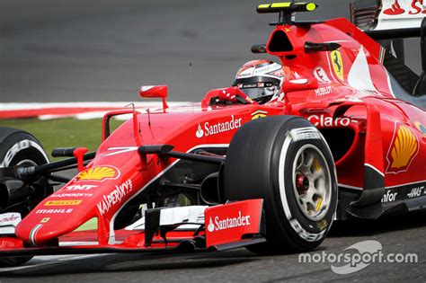 Kimi Raikkonen Ferrari Sf15 T At British Gp