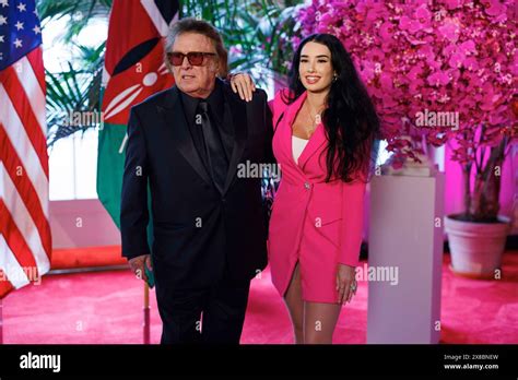 Singer Don Mclean And Paris Dunn Are Seen In The Booksellers Room Of