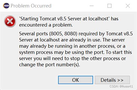 Tomcat突然停止运行server Tomcat V85 Server At Localhost Failserver Tomcat