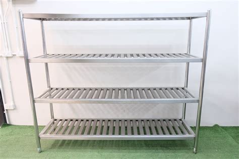 ขายแล้วคะ ขายชั้นควำ่จานสแตนเลส ขนาดใหญ่ เกรด 304 แบบหนา 👉ขนาด 180x50x150cm 👉ราคาเพียง 10900