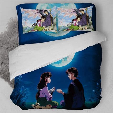 Miroku And Sango Under Full Moon Bedding Set 99shirt