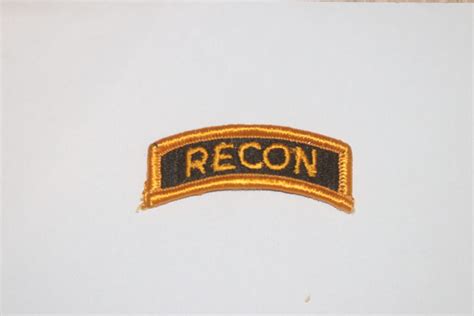 Us Army Cloth Recon Tab Original Issue Ab Insignia