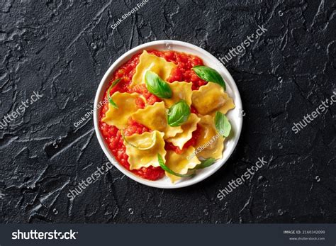 Meat Cheese Ravioli Top View Over 2467 Royalty Free Licensable Stock