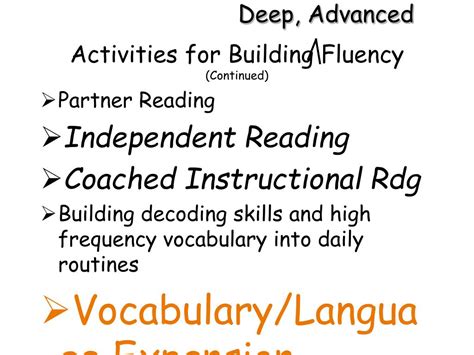 Ppt Fluency The Bridge Between Decoding And Reading Comprehension Powerpoint Presentation