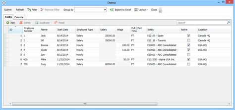 Sample Documents For Tables Longview V25