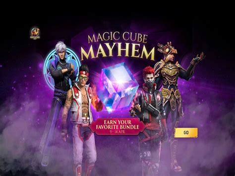 Free Fire Magic Cube Mayhem Event Details Rewards