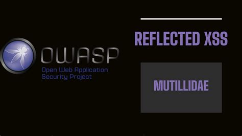Reflected And Stores Xss Owasp Mutillidae