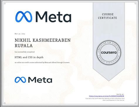 Webdevelopment Html Css Metacertified Lifelonglearning Coursera