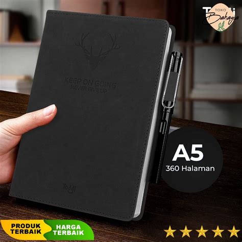 Jual Buku Catatan Kerja Notebooks Cover Kulit Kertas A5 Shopee Indonesia