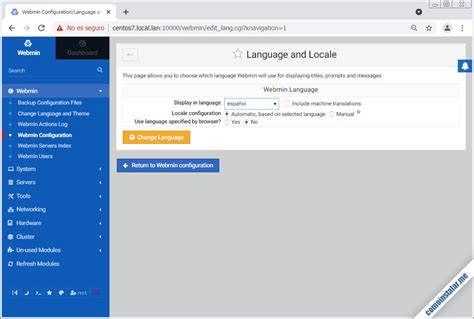 C Mo Instalar Webmin En Centos Paso A Paso