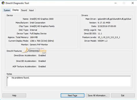 Cara Mudah Melihat Spesifikasi Laptop Dan Pc Blog Dimensidata