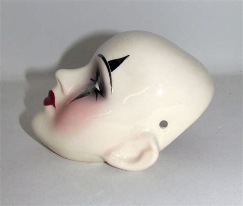 Unique Creations Med Pierrot Jester Clown Lady Face Mask Table Top Or