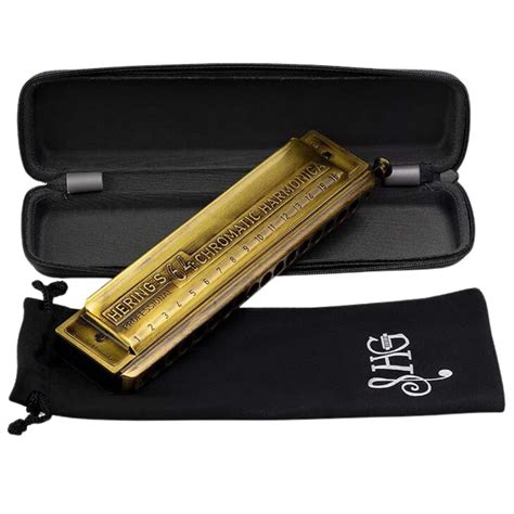 Gaita Hering Cromatica Antique Gold C D Case