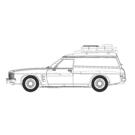Dda Hj Holden Kingswood Panel Van 124 Plastic Kit Lazy Modeller