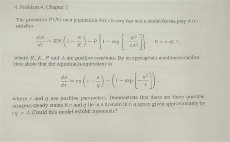 solved 4 problem 4 chapter 1 the predation p n on a