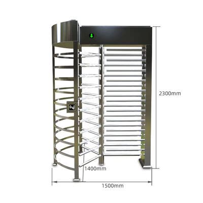 Dual Channel Full Height Turnstile