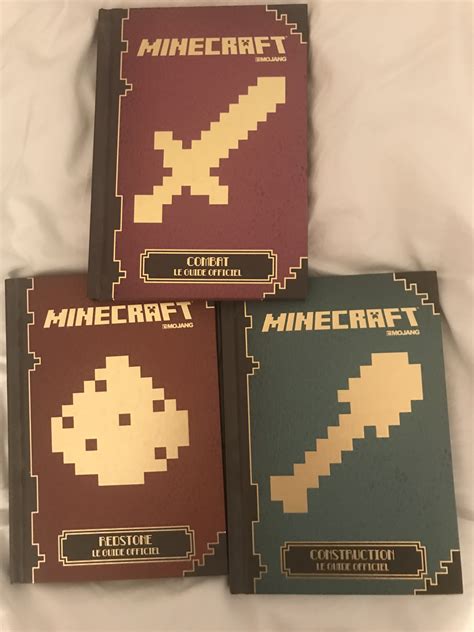 Les livres officiels Minecraft à ce jour Minecraft fr