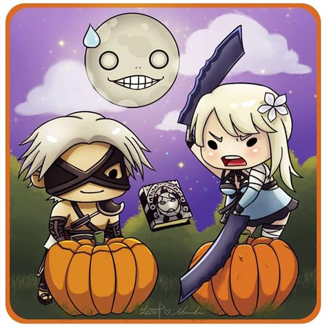 A Collab Fanart Between Gf And I For Last Year Halloween Rnier