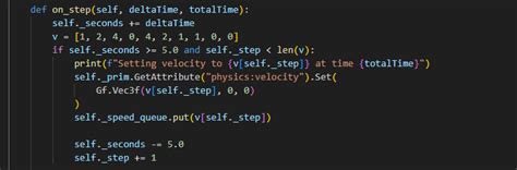 Cant Not Update Rigid Body Velocityphysic Attribute During Step