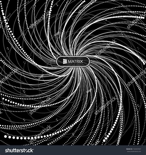 abstract science technology background array dynamic stock vector