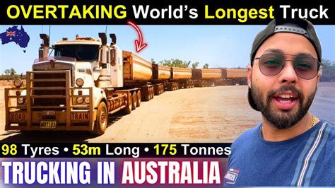 😱*Scary* Overtaking World’s Longest Truck (Quad) In Australia 🇦🇺 ...