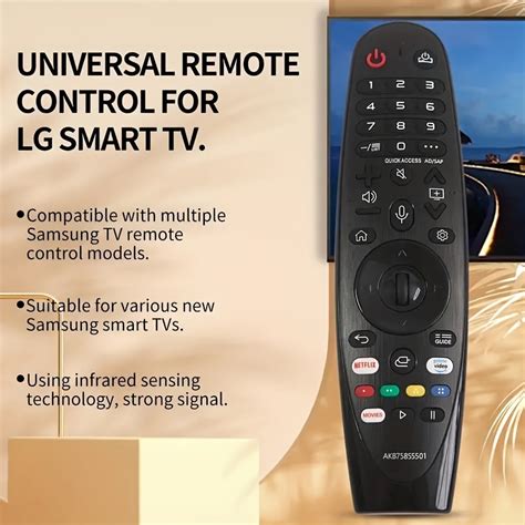 Voice Magic Remote AKB75855501 For LG Smart TV Magic Remote Replacement AN MR20GA MR19BA MR18BA