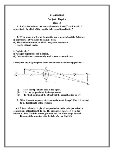 Cbse Class 10 Science Physics Pdf