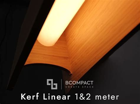 Kerf Linear 1and2 Meter Pendant Lamp By Bcompact