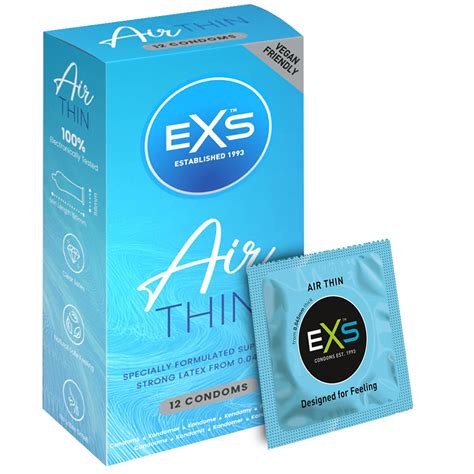 Exs Air Thin Condoms 12 Pcs B2b Secretkeys