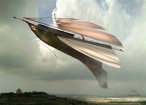Airship Alternate Joshua Viers Steampunk Airship Airship Fantasy