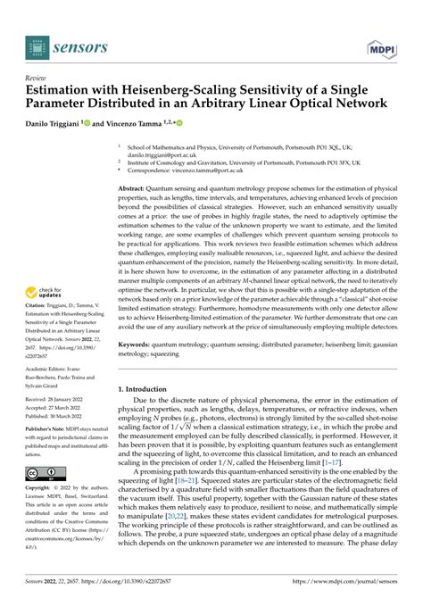 pdf estimation with heisenberg scaling sensitivity of a single