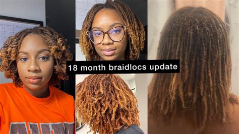 18 19 Month Diy Braidlocs Microlocs Update Youtube