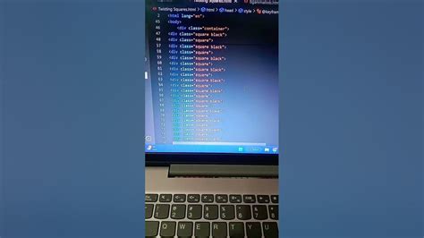 Twisting Squares Animation Html And Css Youtube