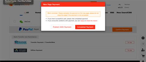 Payment Issue Rsugargoo