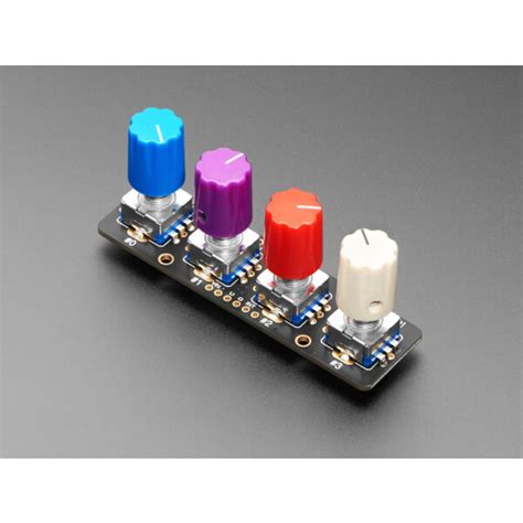 Adafruit I2c Quad Rotary Encoder Breakout With Neopixel 5752 Eckste