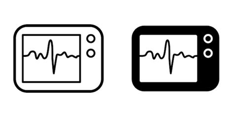 Premium Vector Heartbeat Icon