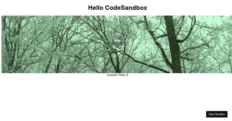 React Videojs Currenttime Forked Codesandbox