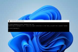 Fix Could Not Open Connection To The Host Telnet Error