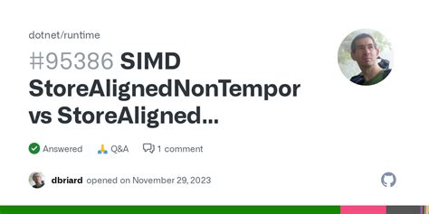 simd storealignednontemporal vs storealigned help question · dotnet