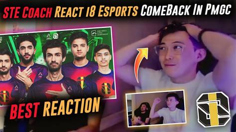 Stalwart Esports Coach Senator Shocked 🔥 On I8 Esports Comback Match 😱🥵