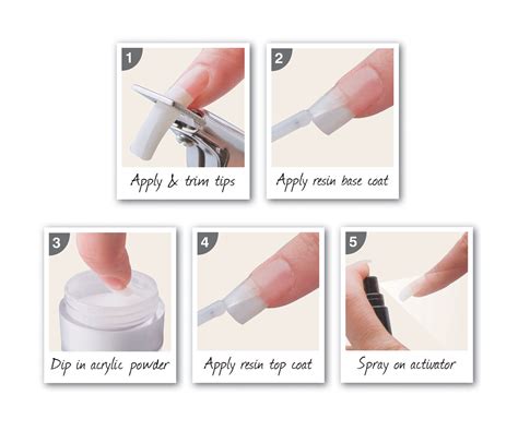Acrylic Nails At Home Quick Dip Acrylic Extensions From Rio Acrylic