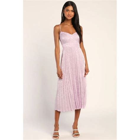 Other Lulus L L Floral Jacquard Pleated Satin Regal Romance Dress Grailed